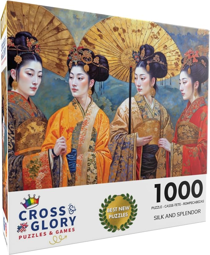 Silk and Splendor: an Imperial Puzzle Panorama - 1000 Piece Jigsaw Puz